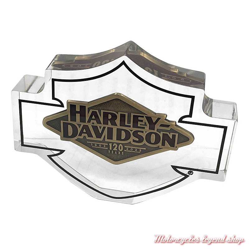 Coin 120th Anniversary sous vitrine Bar & Shield Harley-Davidson ...